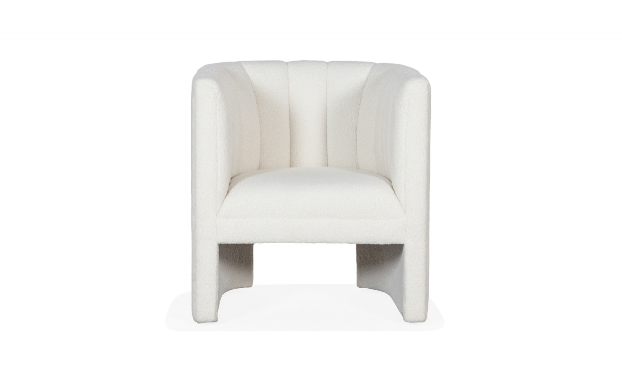 GATSY Lenestol Teddy Offwhite - Handle på Sofas & more